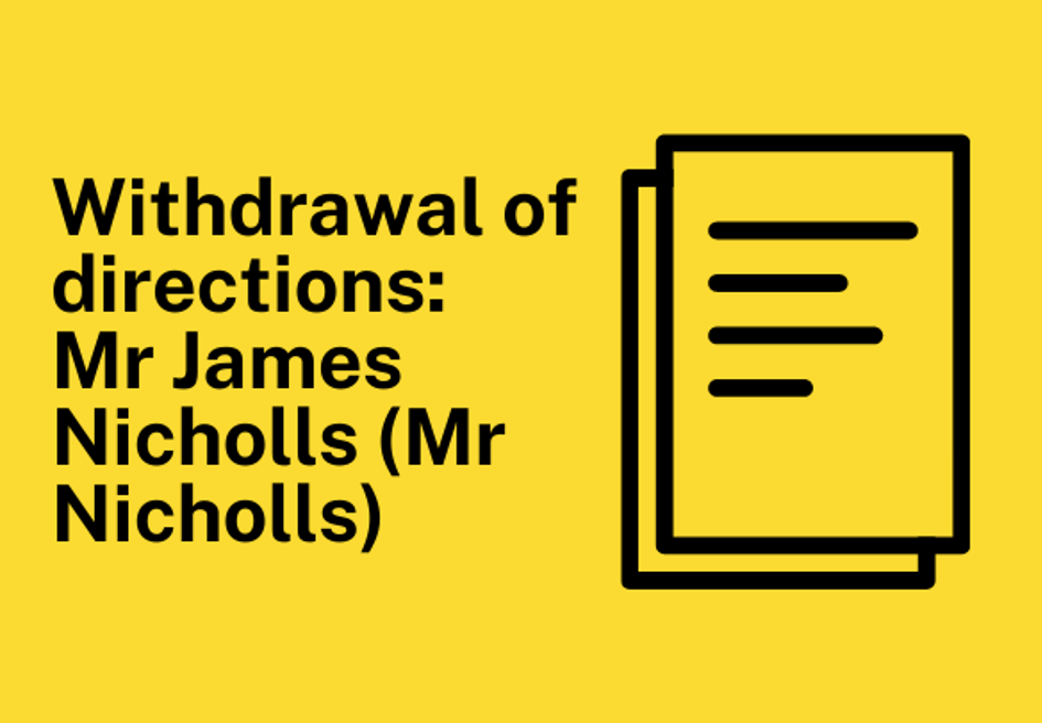 Mr James Nicholls (Mr Nicholls) — Jersey Financial Services Commission