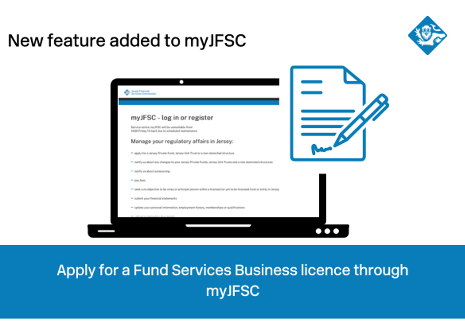 New feature added to my JFSC - apply for a Fund Services Business ...